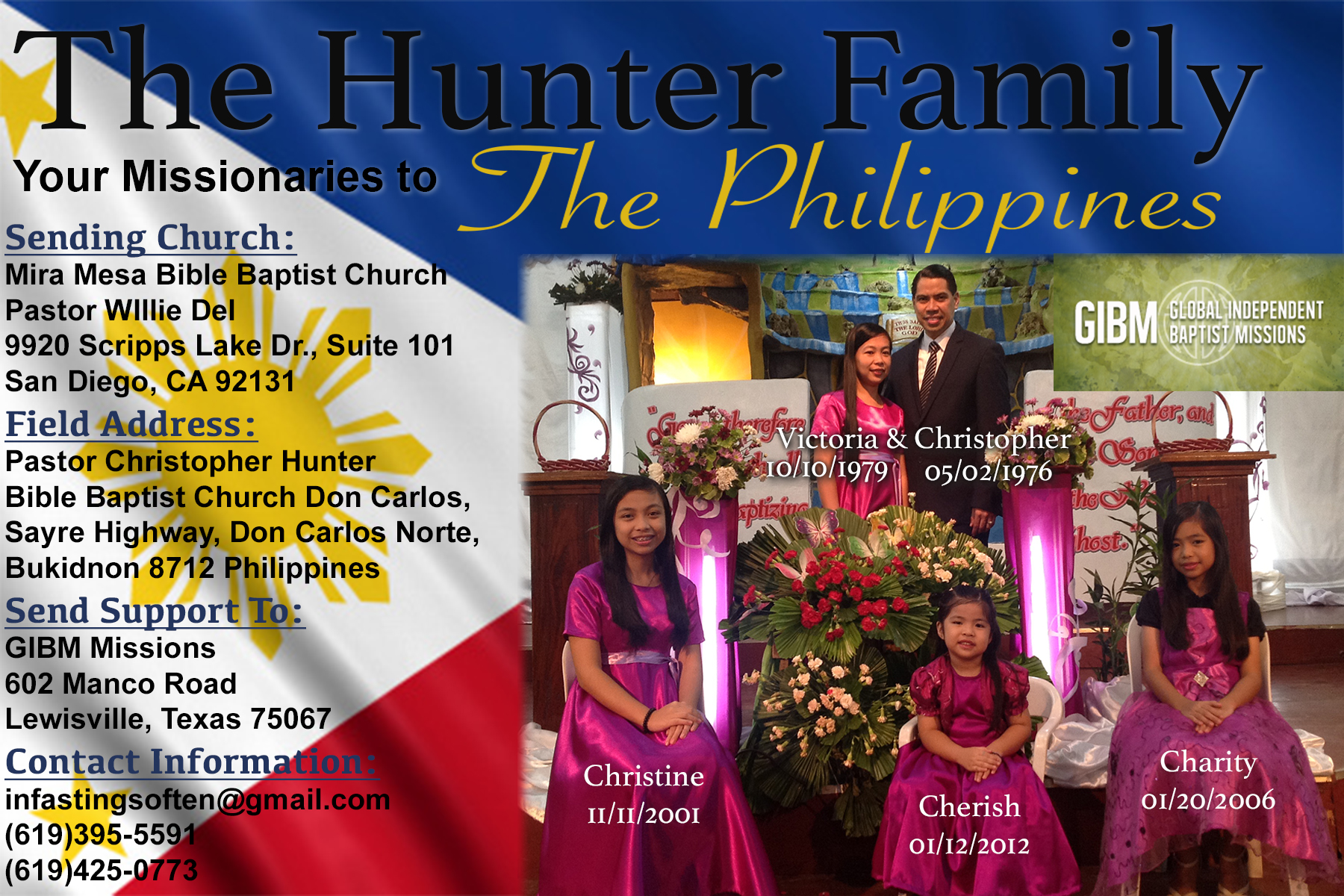 Missionary Christopher Hunter – Calvary Bible Church